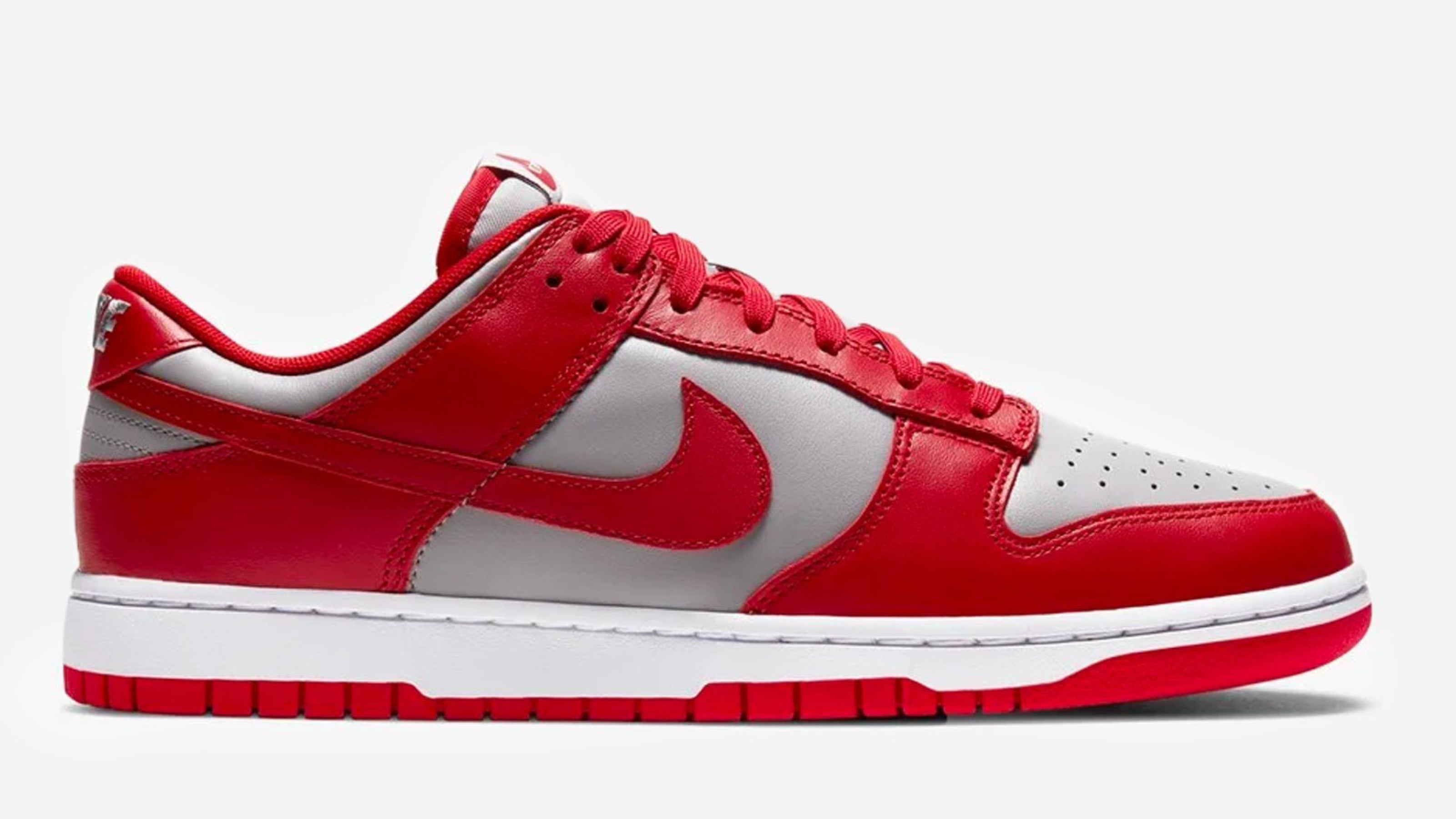 Nike Dunk Low Retro (Medium Grey/Varsity Red-White) – Patta UK