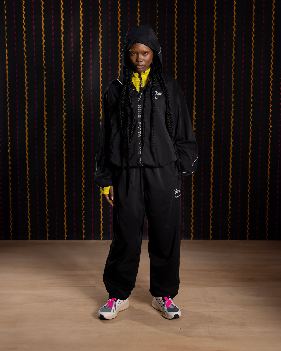 Nike x Patta Running Team Hooded Track Jacket (Black) – Patta UK
