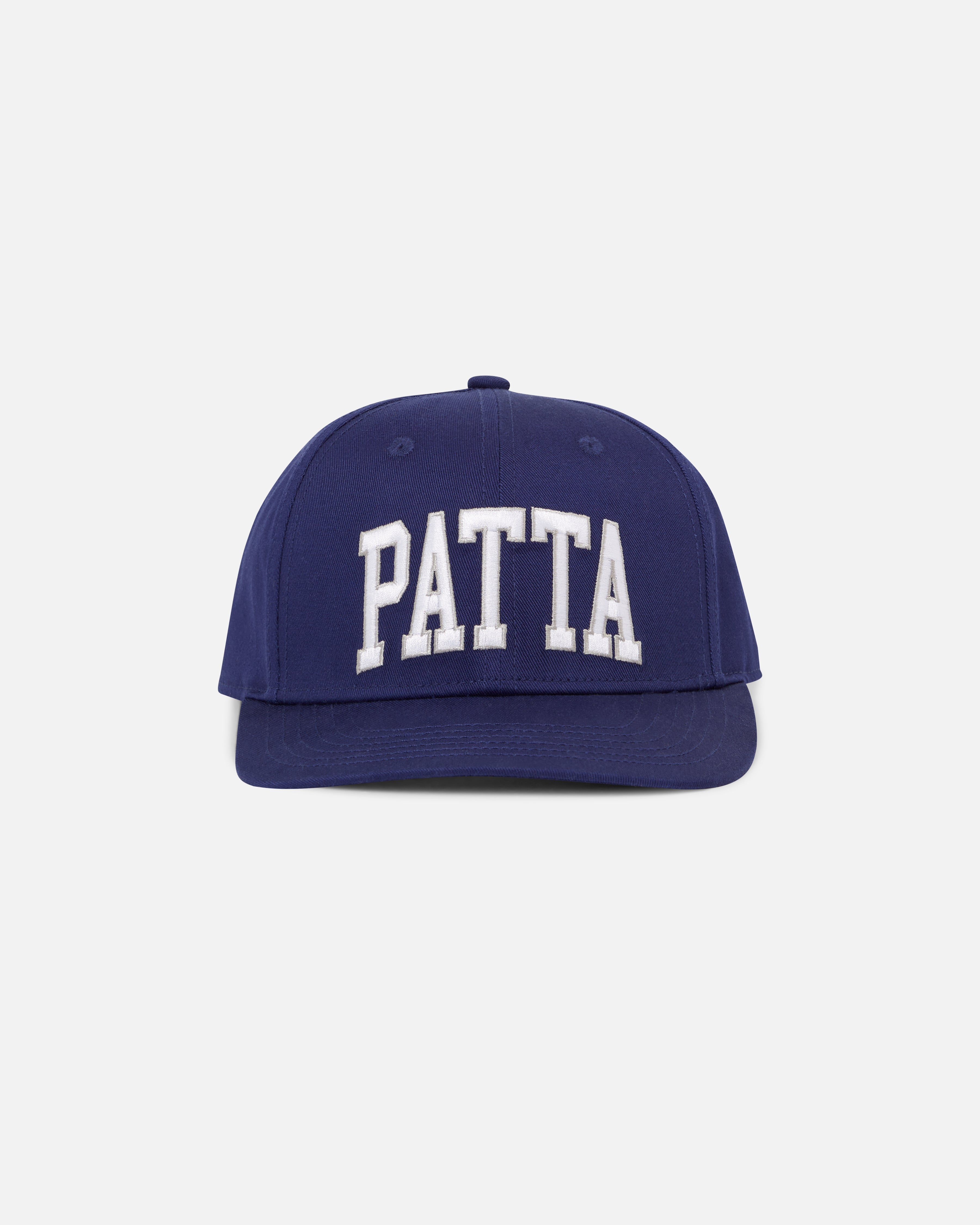 Patta Arc logo Snapback Cap (Black/Estate Blue (Estate Blue) – Patta UK